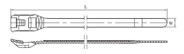 Low Profile Zip Ties - Buy Low Profile UV Zip Ties, Low-Profile Cable ...